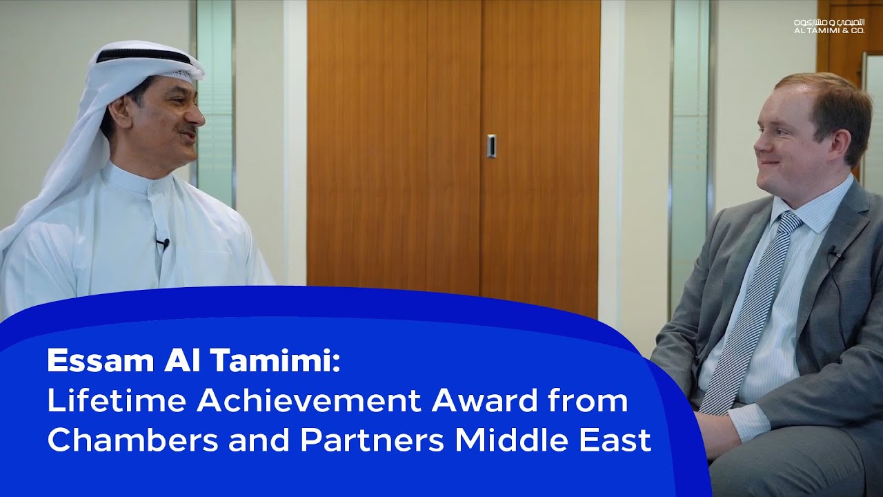 Essam Al Tamimi - Lifetime Achievement Award from Chambers and Partners ...