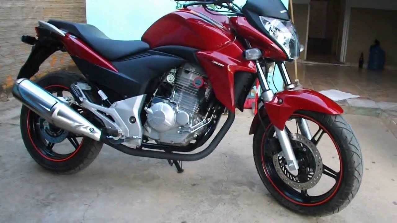 Cb 300r 2013 Flex Vermelha - YouTube