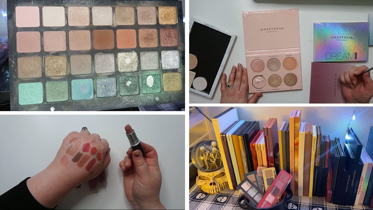 FULL Makeup Collection Declutter 2022 || declutter, clean and ...