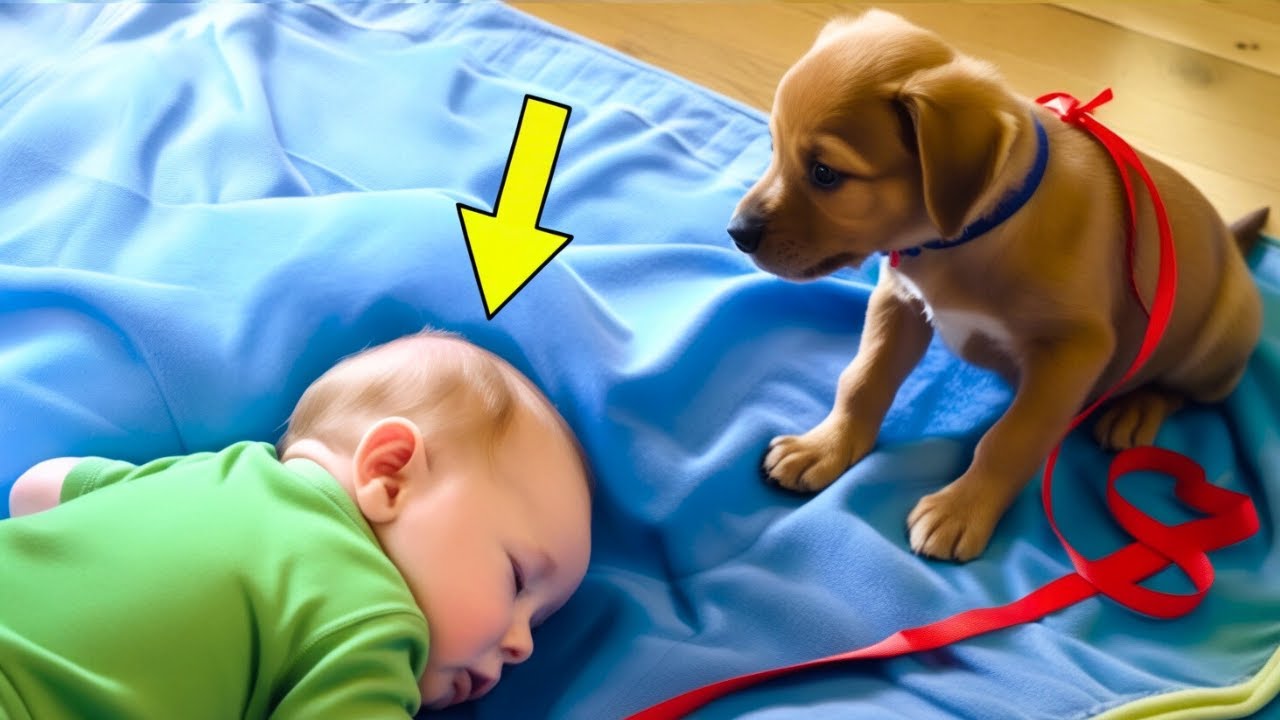 6-Month-Old Paralyzed baby Falls Asleep. Look What The Puppy Did Next ...