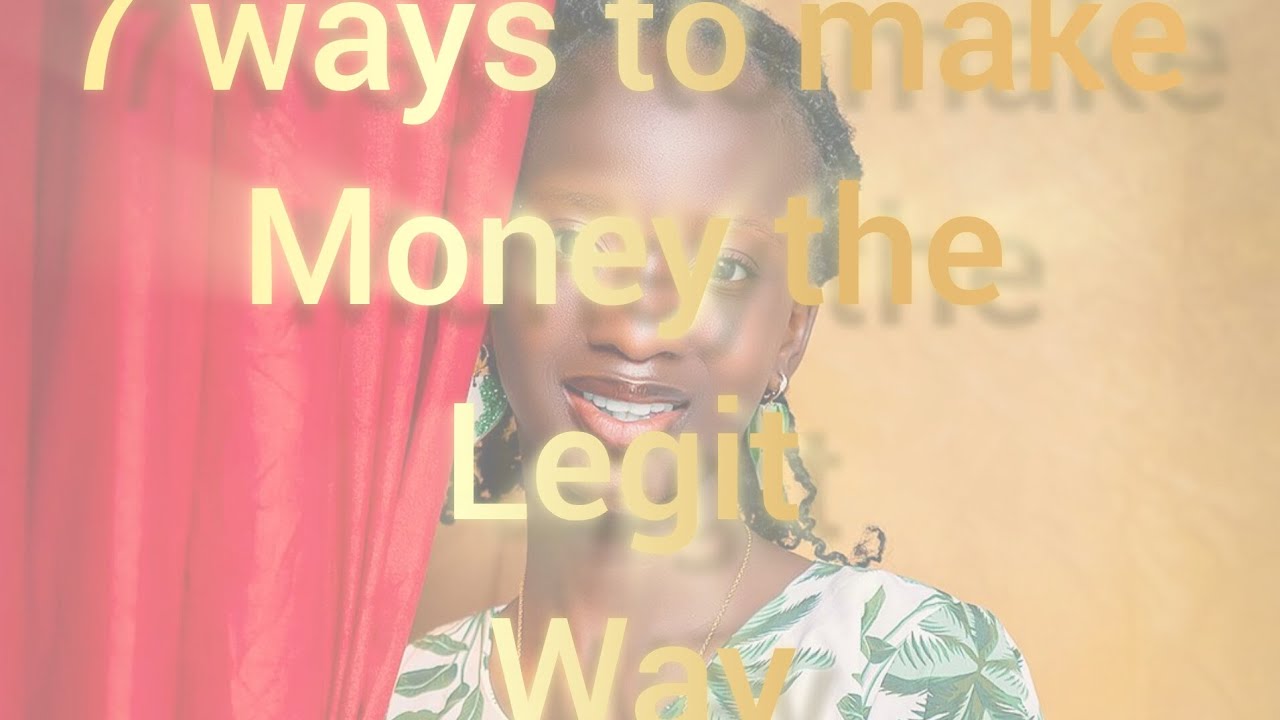 Ways to make money the legit way - YouTube