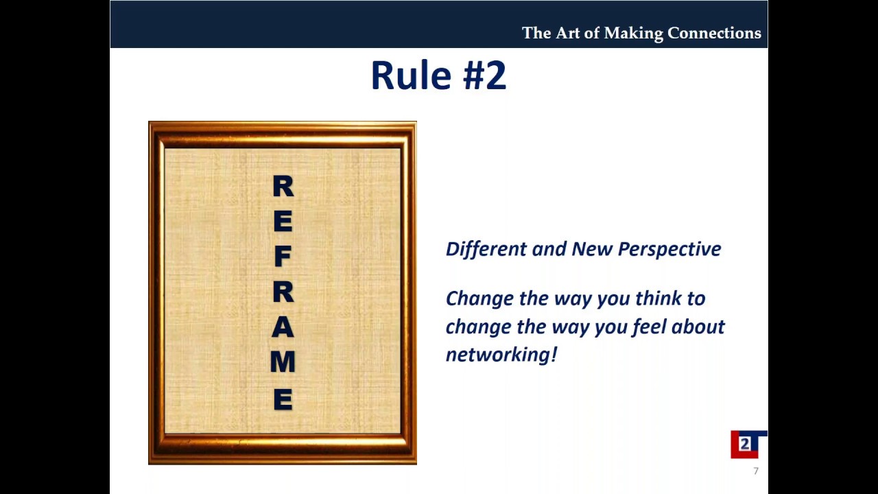 The Art of Making Connections 6 Rules for Effective Networking - YouTube