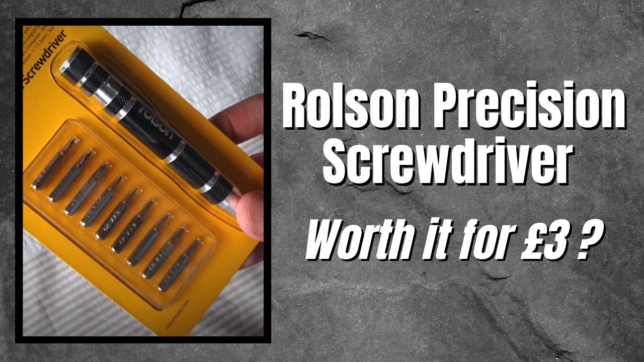 £3 Rolson Screwdriver with 9 Tips - Worth It?? 🪛 Precision Screwdriver ...
