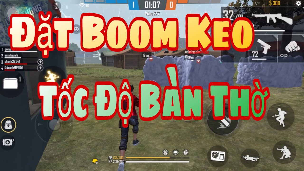 Cách Đặt Bơm Keo nhanh nhất trong free fire Bằng 2 ngón | Gàng Nguyễn ...