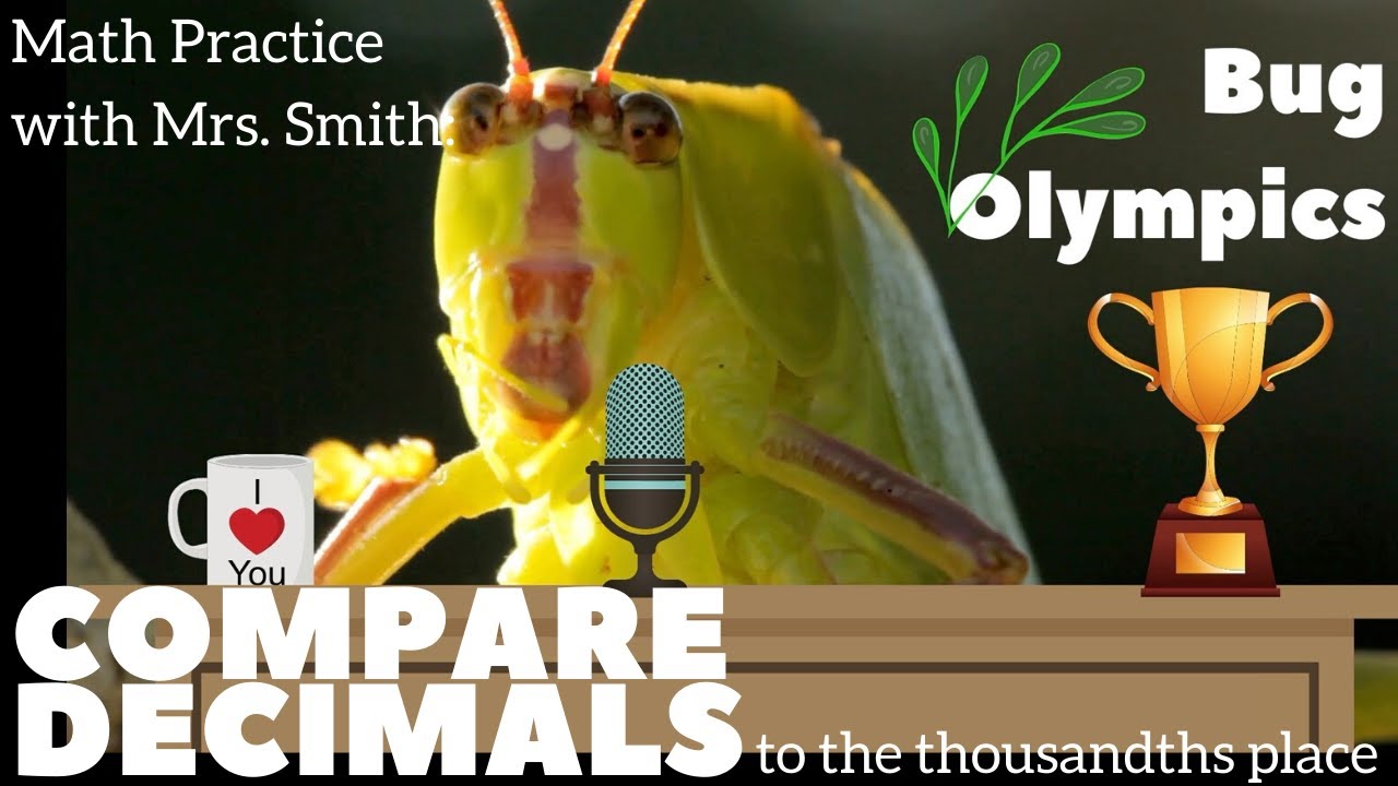 5th Grade Math Tutorial: How to: Compare Decimals and Have Fun, Too ...