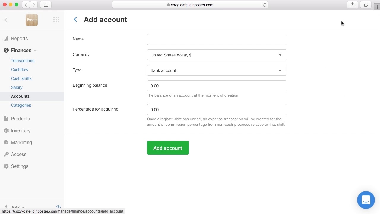 How to work with Finances in Poster POS - YouTube