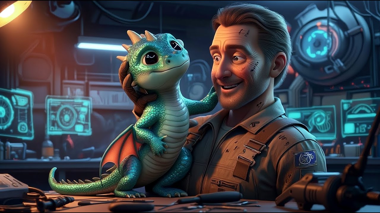 Baby Alien Dragon Thinks Human Mechanic Is Its 'Father' —And It’s Truly ...