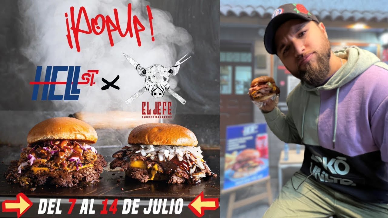 ESTAS MARCAS SE JUNTARON Y CREARON TREMENDA HAMBURGUESA (Hell Street ...