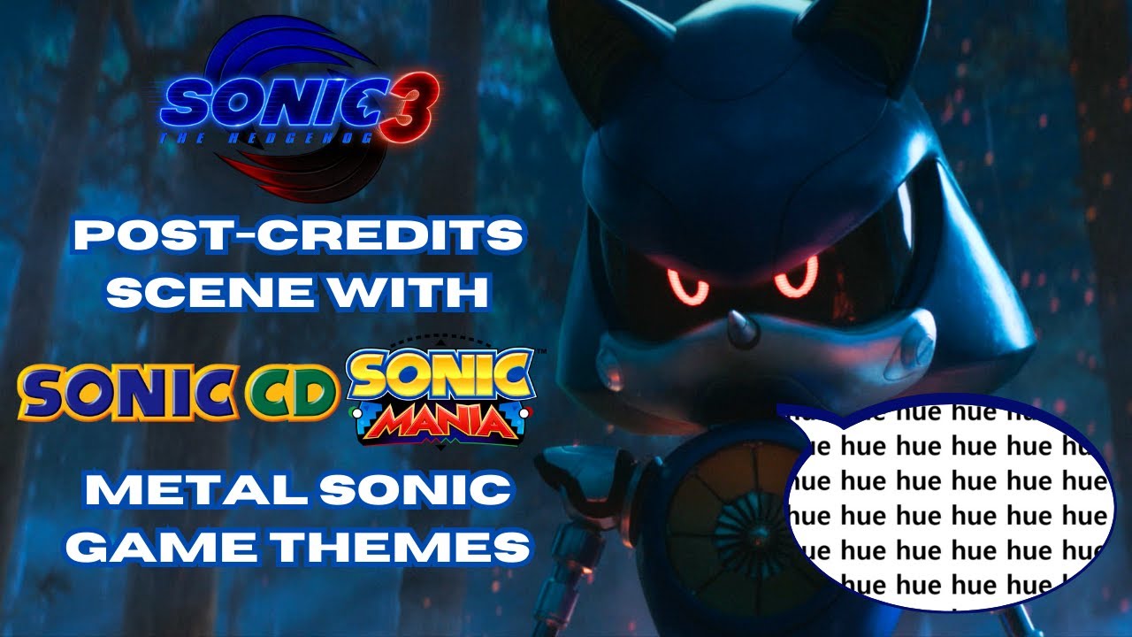 SONIC 3 POST CREDITS SCENE WITH VIDEO GAME METAL SONIC MUSIC - YouTube