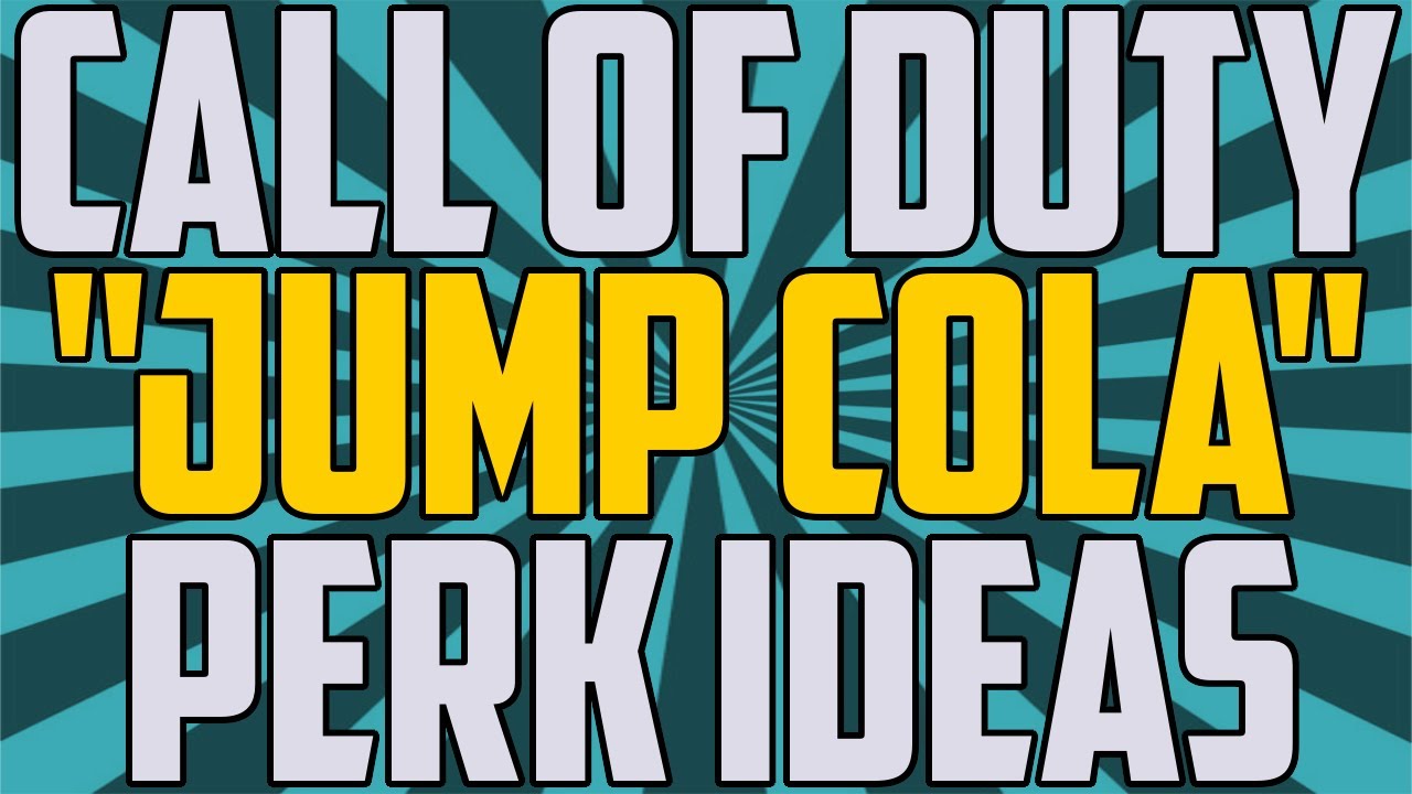 Call of Duty: Black Ops 2 Zombies "Perk Ideas" "Jump Cola" - YouTube