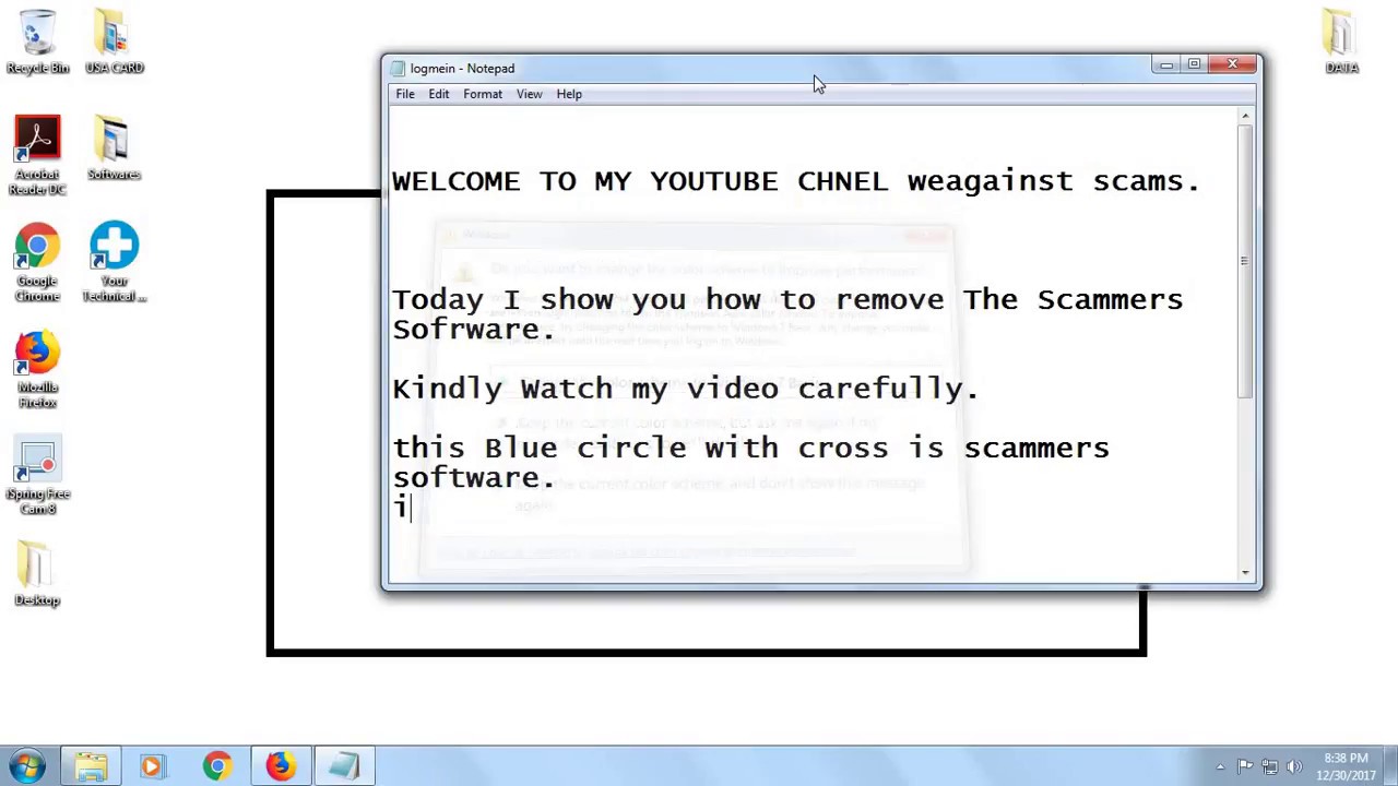 Remove Microsoft Scammers Software - YouTube