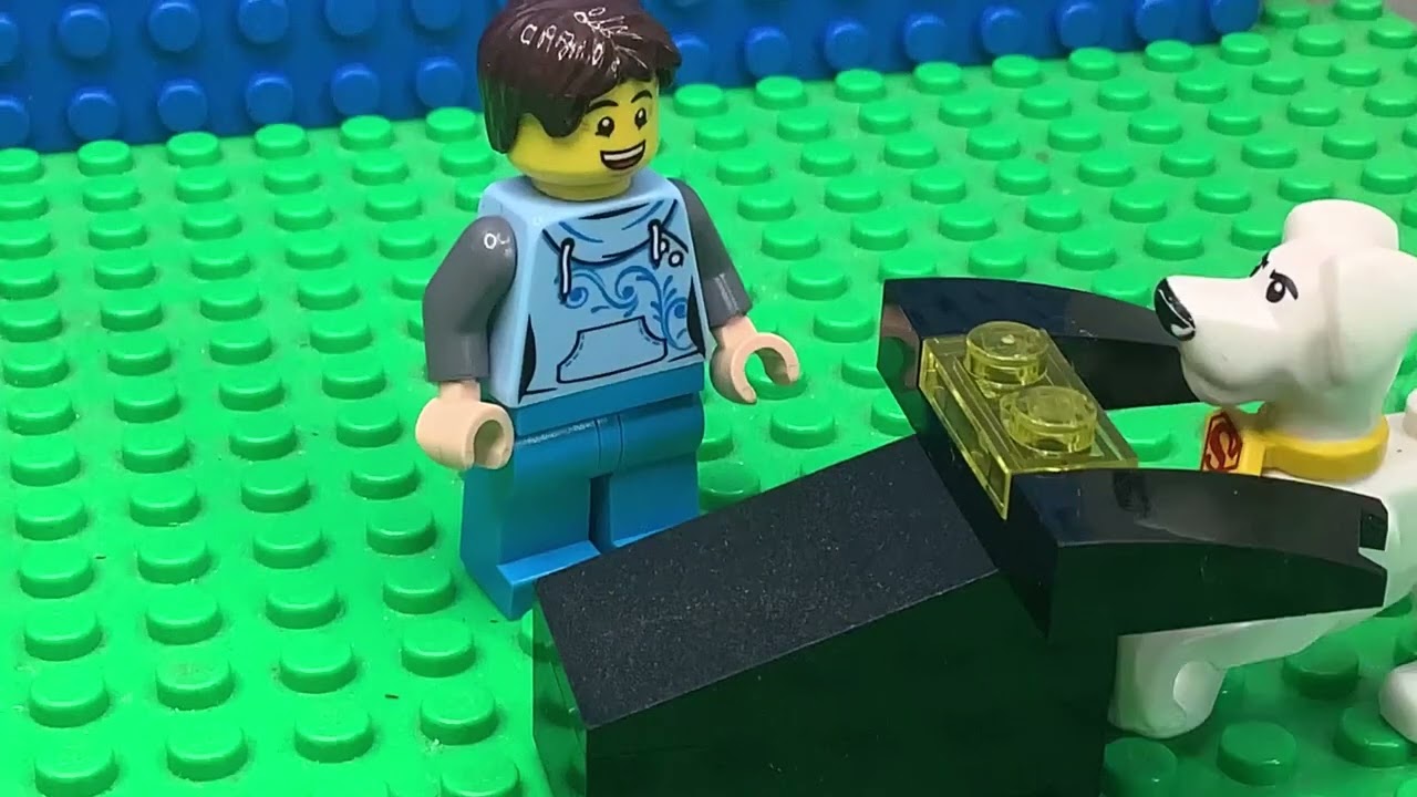 Lego guy draws a picture - YouTube