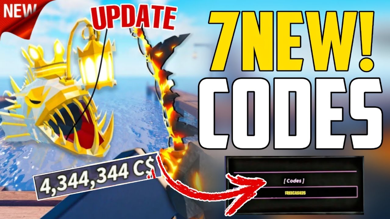 *NEW UPDATE* ALL WORKING ROBLOX FISCH CODES IN MARCH 2025! FISCH CODES ...
