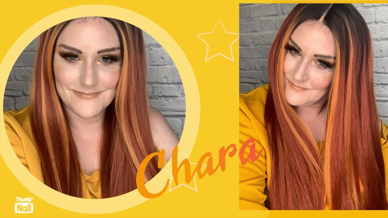 🍁🍂FALL COLOR!|OUTRE COLOR BOMB CHARA Wig Review|Synthetic|DRP COPPER ...