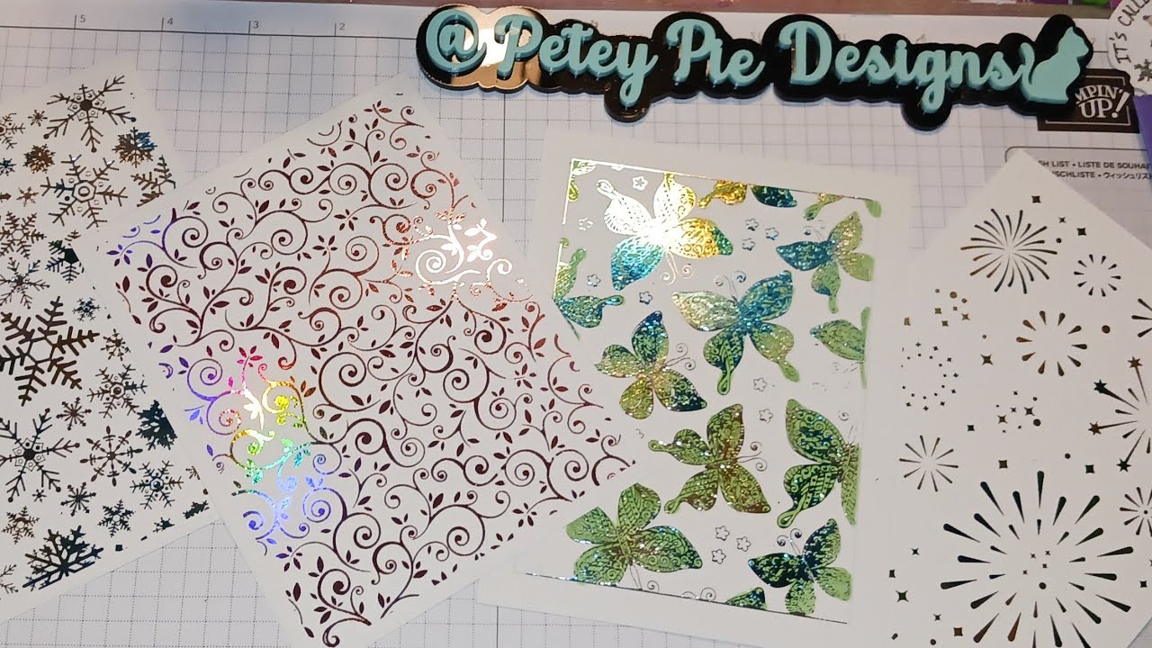 Foiling with Gina K. Designs Polyglaze Sheets - YouTube