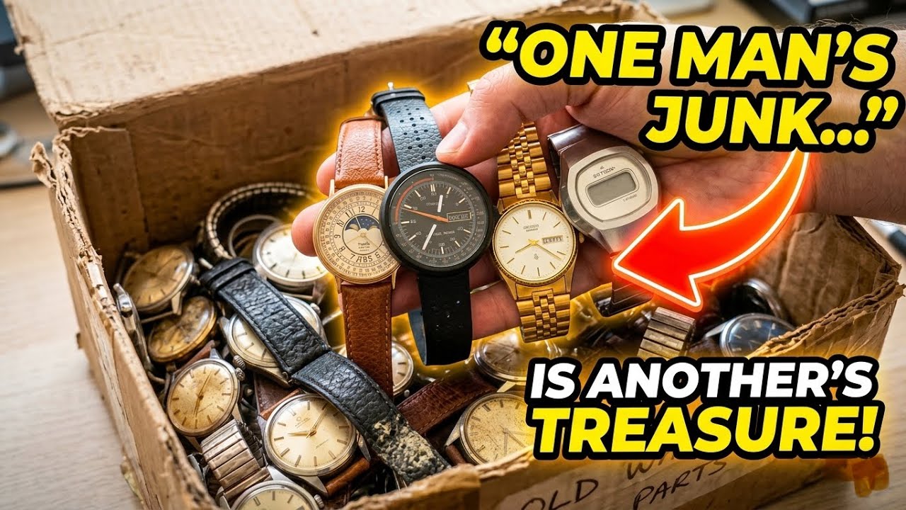 I paid $90 for a junk lot of vintage watches! Anything collection ...