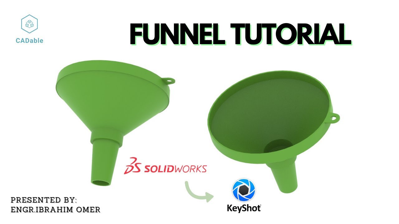 How To Make A Funnel In SOLIDWORKS Funnel Keyshot Funnel Design How To Make A Funnel In SOLIDWORKS Funnel Keyshot Funnel Design