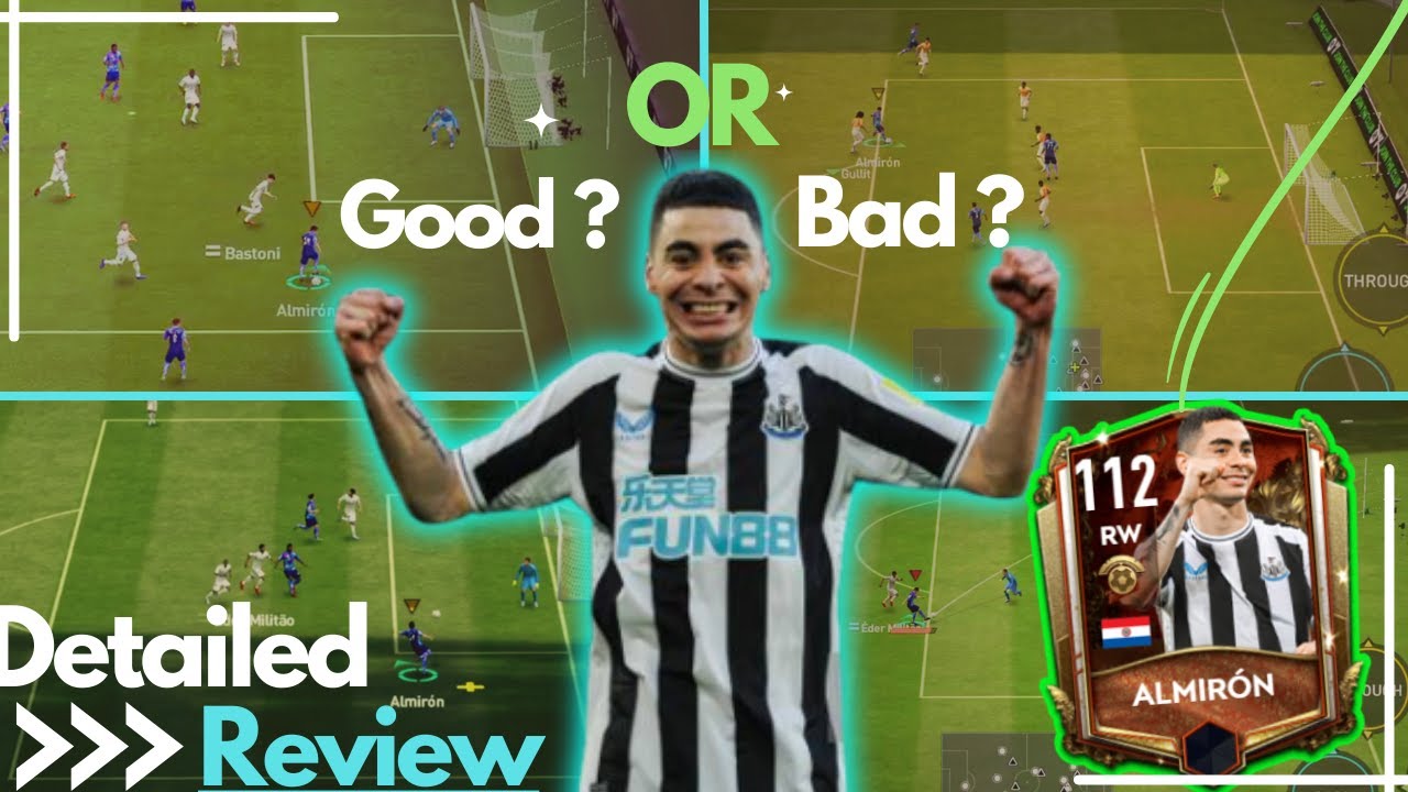 Miguel Almirón 112 RATED RW - Worth it or not ??? ️ PLAYER REVIEW ️ ...