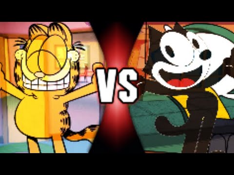 Garfield vs Felix The Cat (Nickelodeon vs DreamWorks) Fan Made Death ...