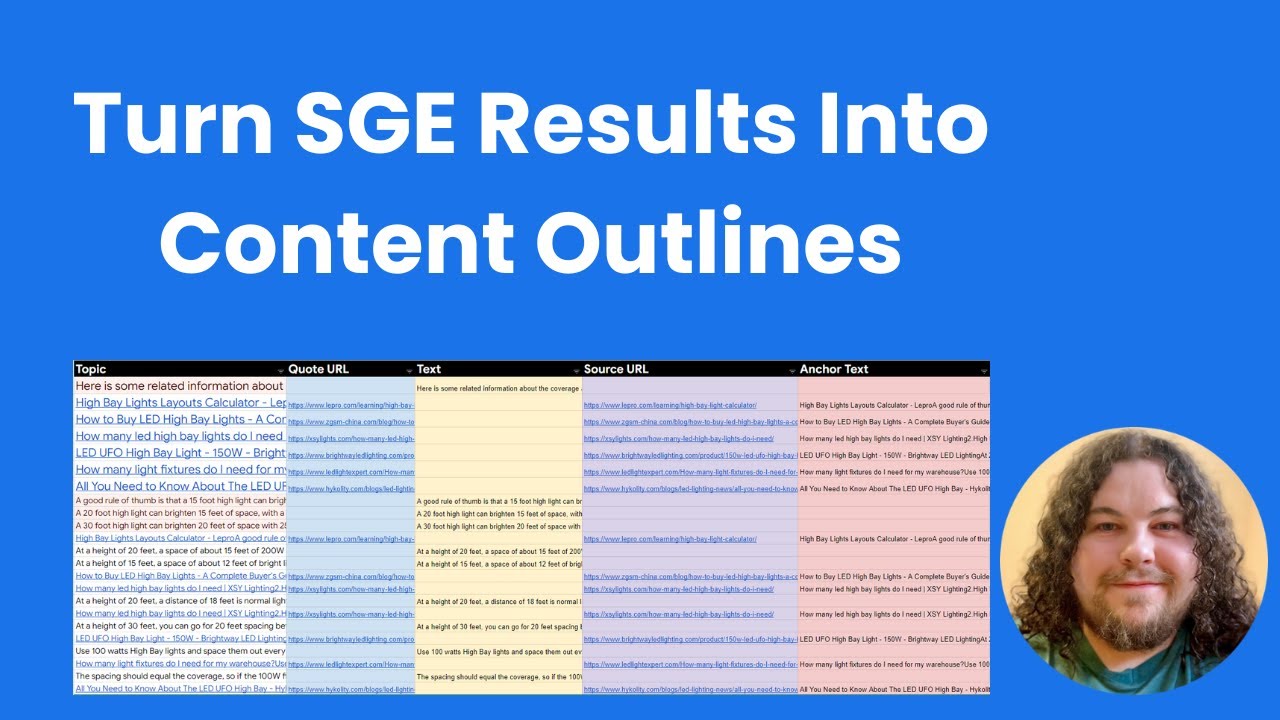 Turn Google SGE Results Into Content Outlines (In 5 Seconds!) - YouTube