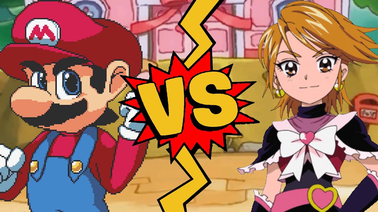 M.U.G.E.N Battles | Mario vs Cure Black | Super Mario vs Pretty Cure ...