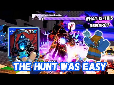 Beating " THE HUNT " Event In Tower Defense Simulator | Triumphing The ...