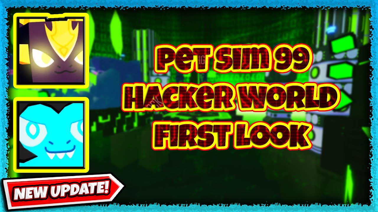 Hacker World Update First Look | Pet Simulator 99 | Roblox - YouTube
