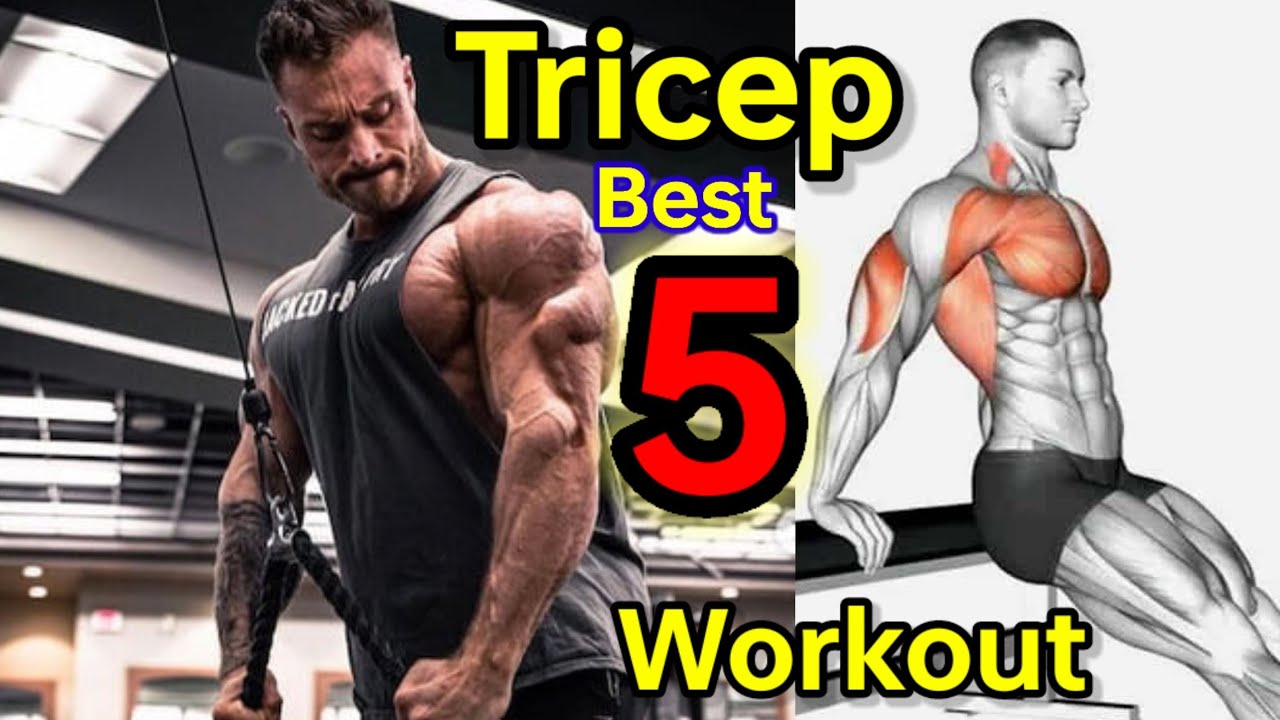 Best 5 Triceps Mass Build Exercises | Sonu Nagar fitness - YouTube