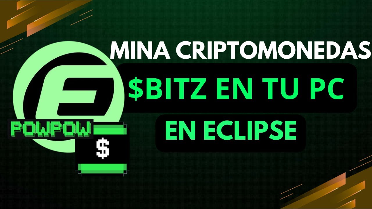 Así puedes minar Bitz desde tu PC fácil y rápido en Eclipse Blockchain - YouTube