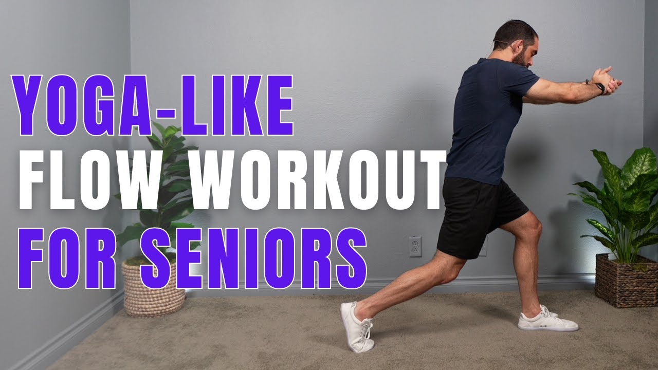 Yoga Like Flow Workout For Seniors: Core, Stretching & Balance - YouTube