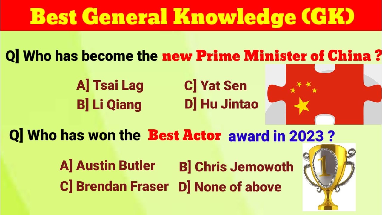 Most frequently asked gk question and answers in English // Indian gk ...