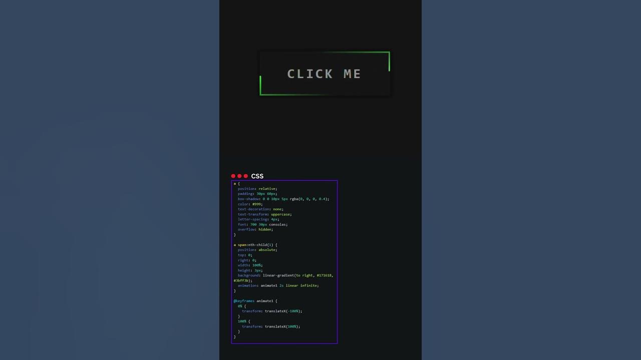 CSS Butoon Animation Effect #coding #webcoding #webdesign#shorts #satyagyana4 #trending - YouTube