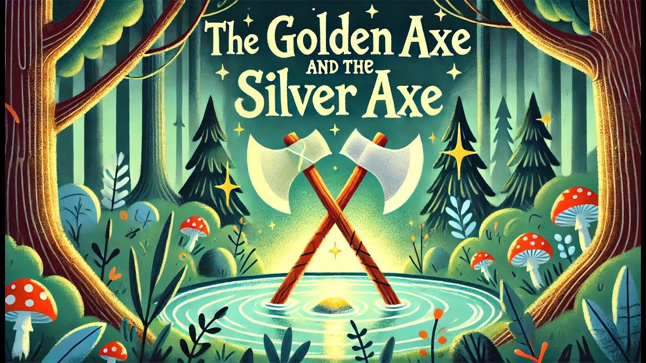 金の斧銀の斧 (The Golden Axe and the Silver Axe) - Animation - YouTube