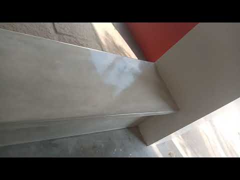 Ferro cement work natural finish - YouTube