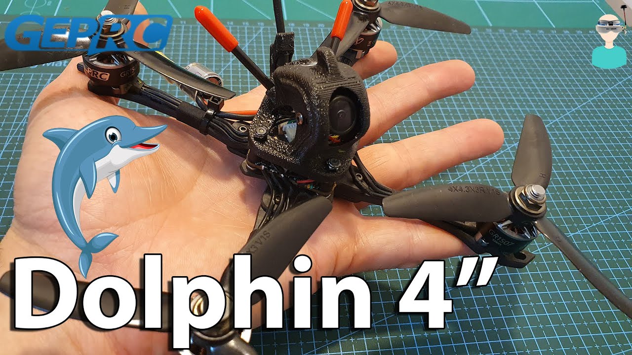 Who Needs 5"? Geprc Dolphin 4" Racer Review & Flight Footage - YouTube