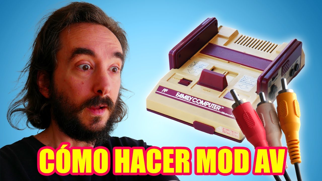 Cómo Hacer MOD AV a una FAMICOM - YouTube