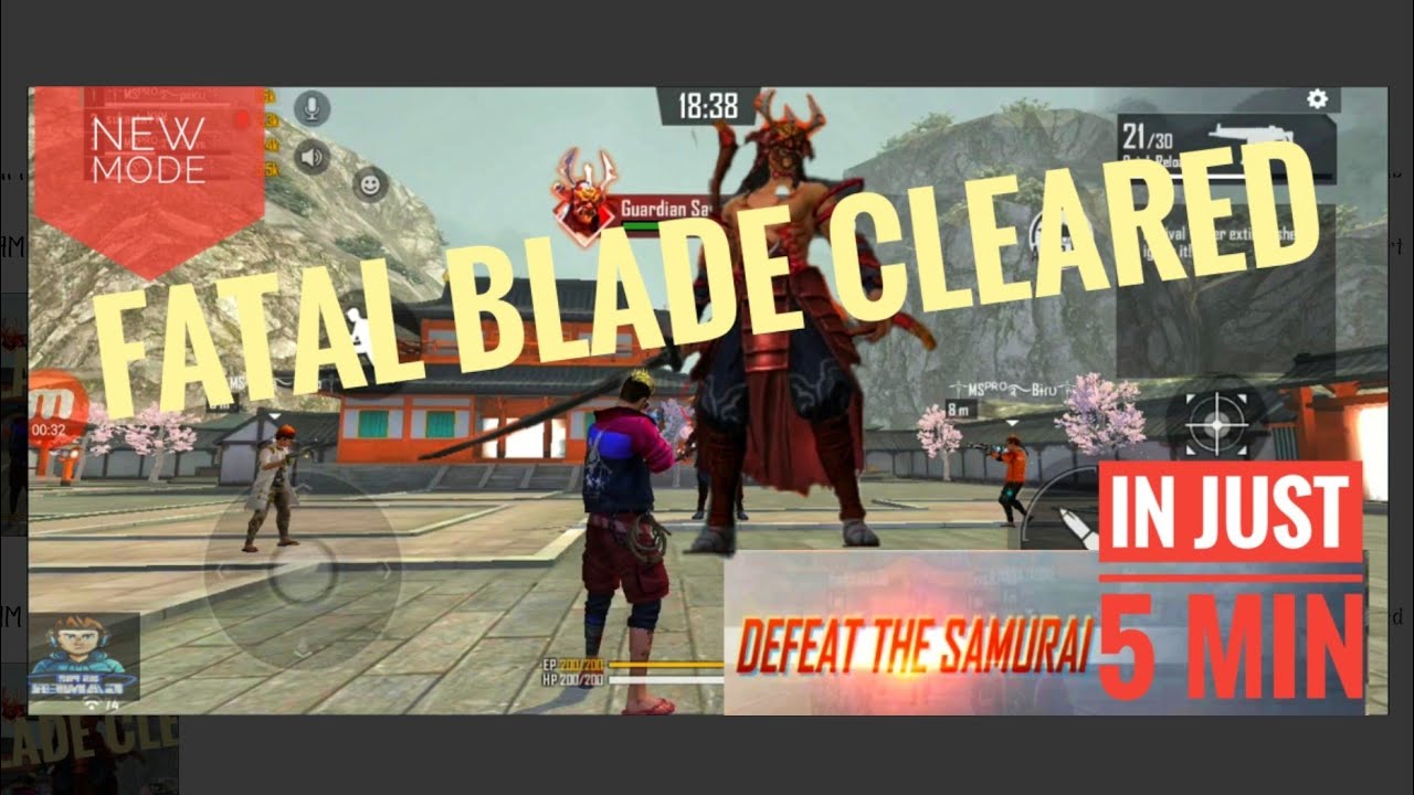 🔥FATAL BLADE🔥 New Free Fire Mode_COMPLETE IN JUST 5 MIN😮/ MSpro GAMER ...