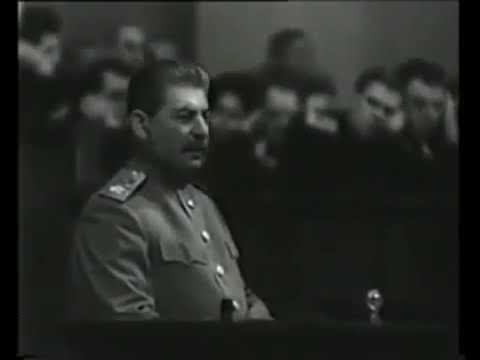 Stalin speech (1944 ) - YouTube