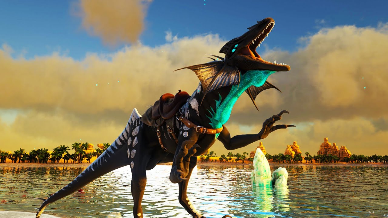 Galvarex vs Ark Dinosaurs - Ark Survival Evolved - YouTube
