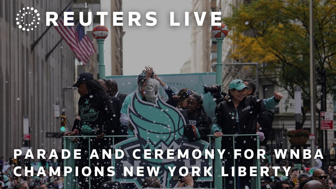 LIVE: Parade and ceremony for WNBA champions New York Liberty - YouTube