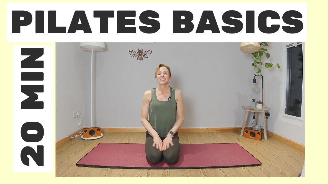 20 Minute Beginners Pilates Basics | Home Workout - YouTube