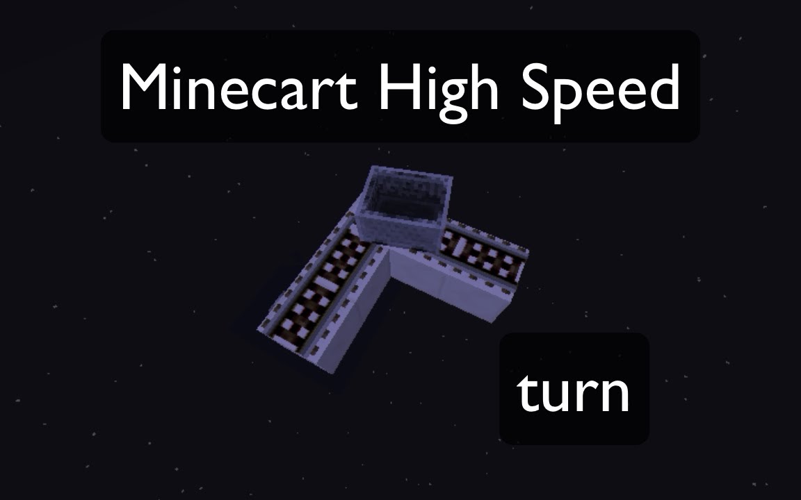 Minecart High Speed Turn - YouTube