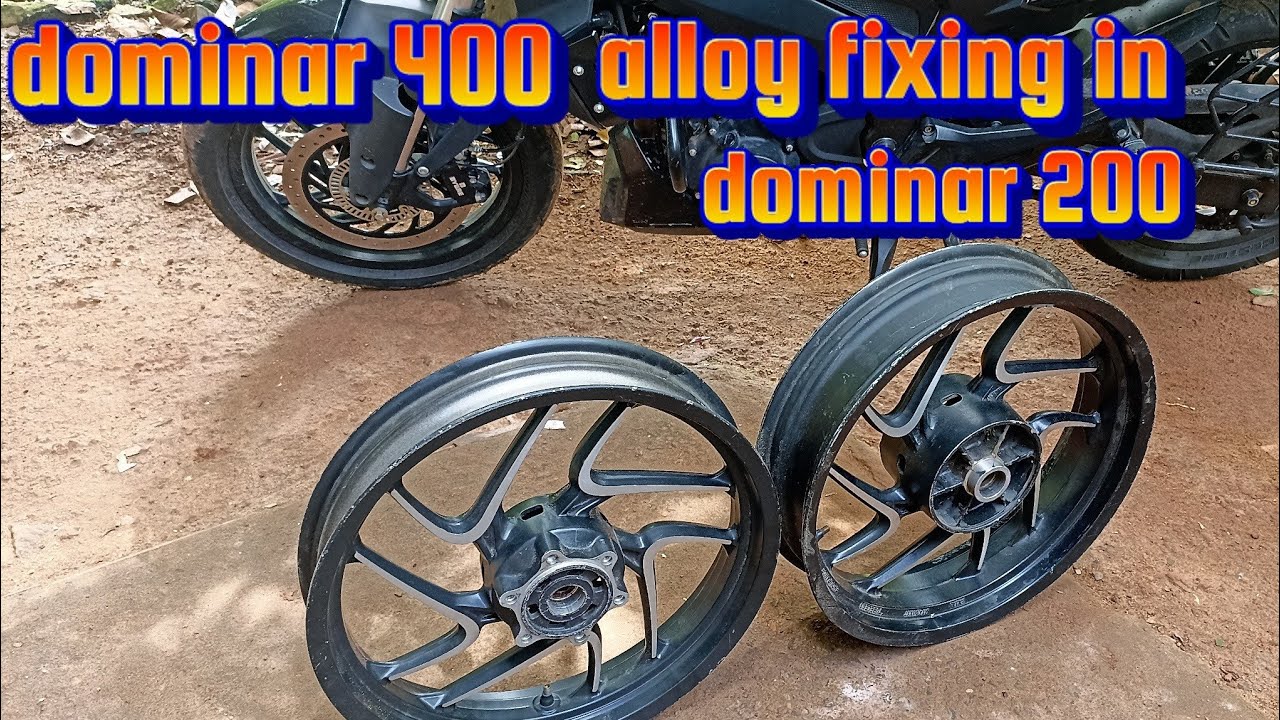 fixing dominar 400 alloy in dominar 250 | 1st time | with full details ...