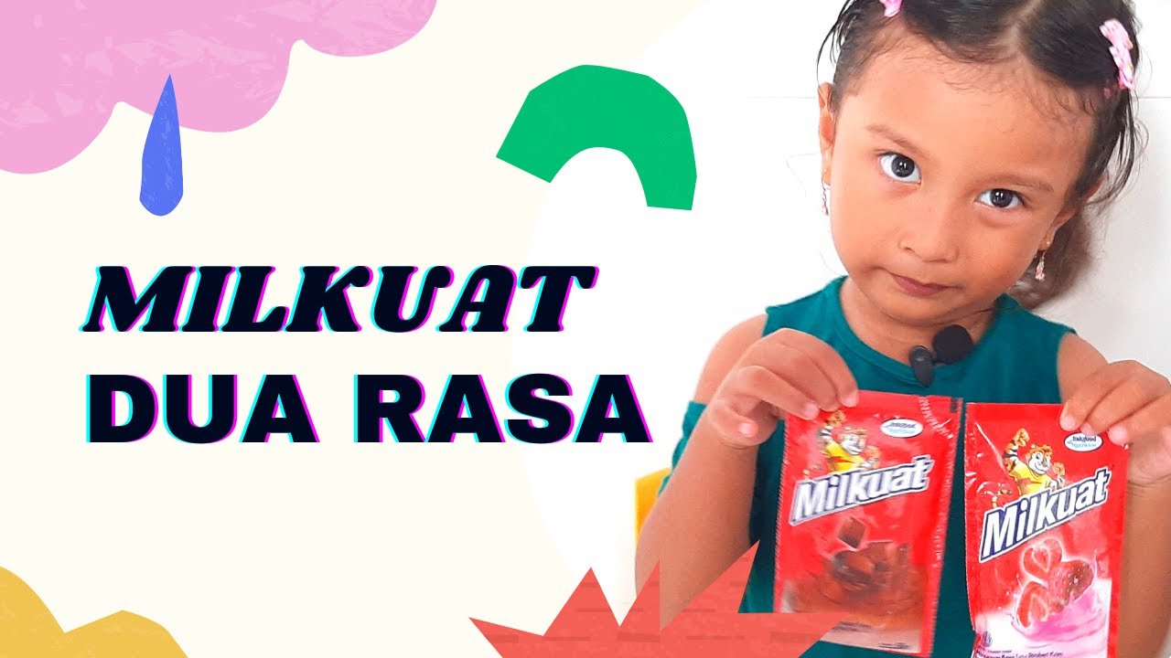 Milkuat ES KRIM rasa stobery dan coklat kesukaan semua anak-anak # ...