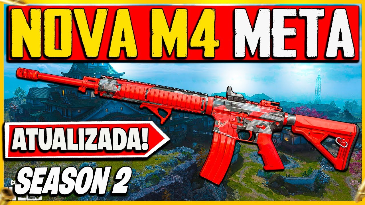 NOVA M4 META DELETA DEMAIS NO WARZONE 2.0 SEASON 2! MELHOR CLASSE M4 ...