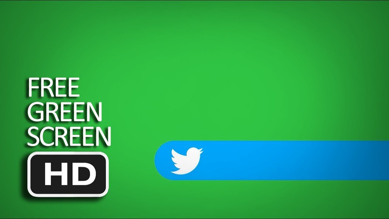 Free Green Screen - Twitter Bar Alert Animated - YouTube