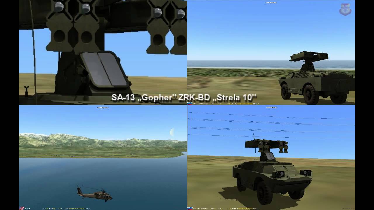 DCS:Black-Shark SAM SA-13 „Gopher ZRK-BD „Strela 10 - YouTube