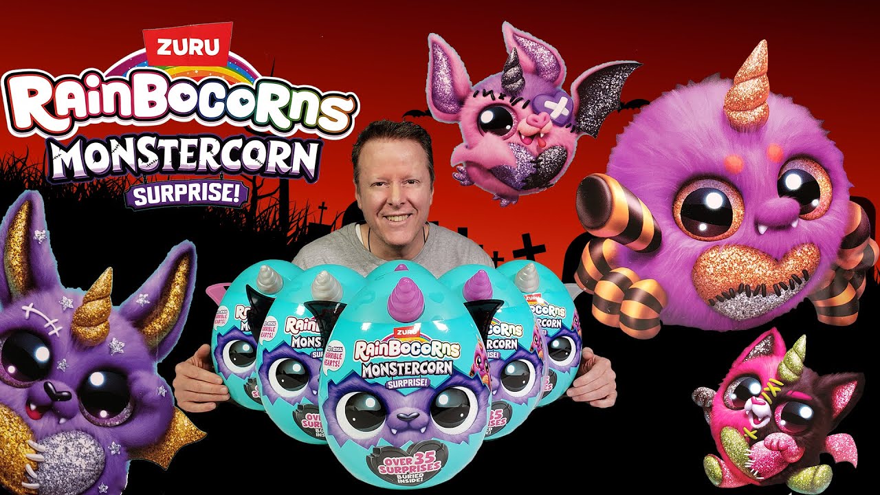 Zuru Rainbocorns Monstercorn Surprise Halloween Bats & Vampire Cats ...