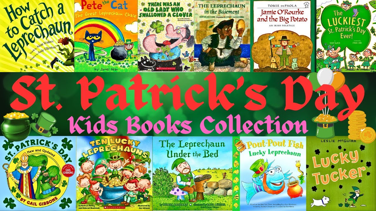 St. Patrick's Day Books Collection for Kids & Family Together Picture ...