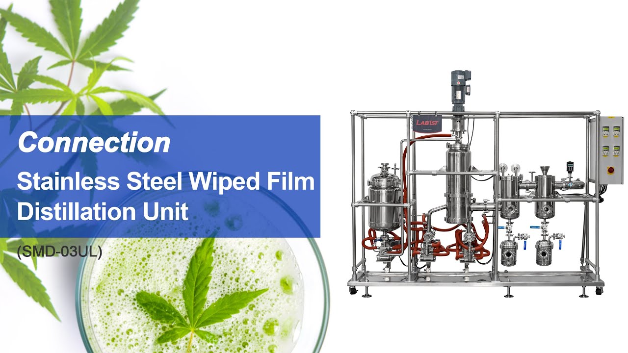 How to connect Pilot Scale Stainless Steel Molecular Distillation Unit ...